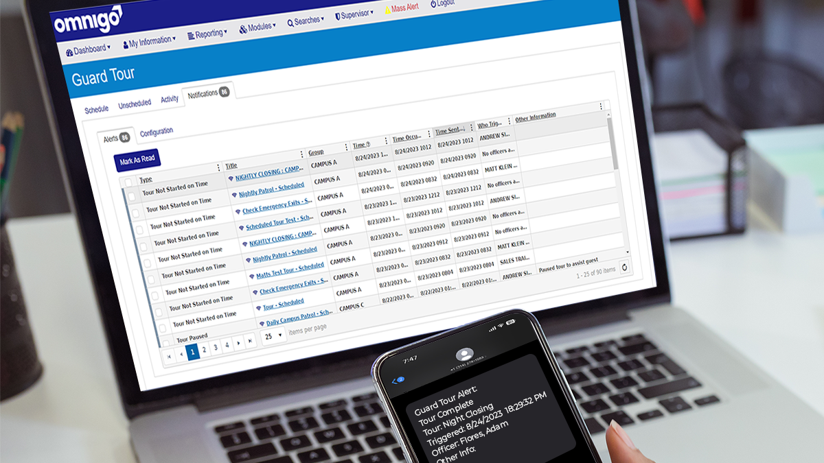 Security Guard Tracking Software | Security Management System | Omnigo